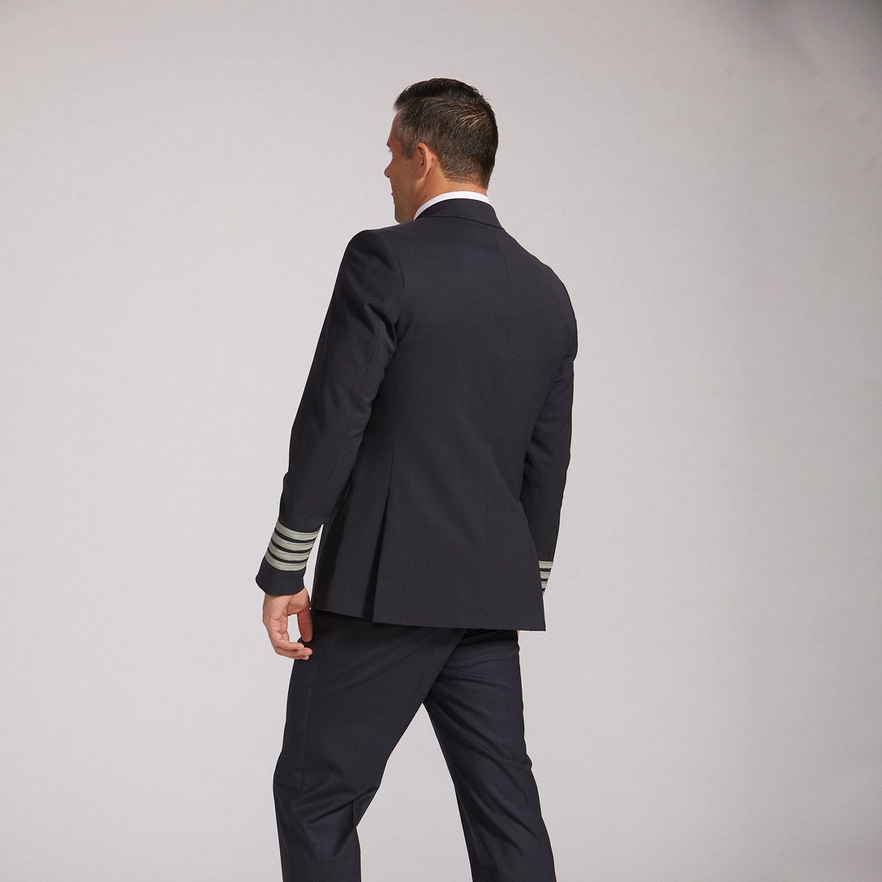 Men's Uniform Blazer - Goshawk Poly Viscose - Navy - A Cut Above Uniforms