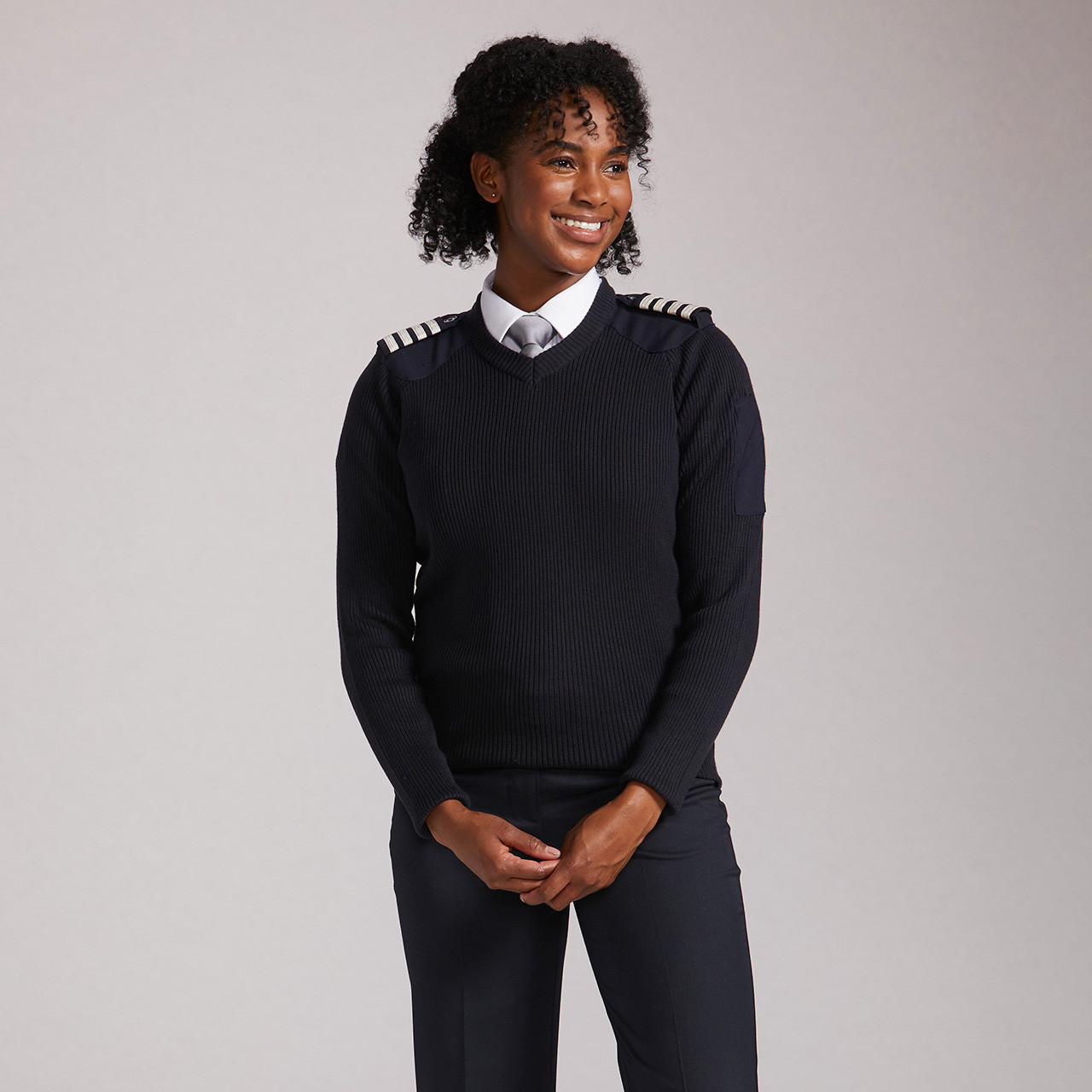 Uniform Sweater - Cali - Navy - A Cut Above Uniforms