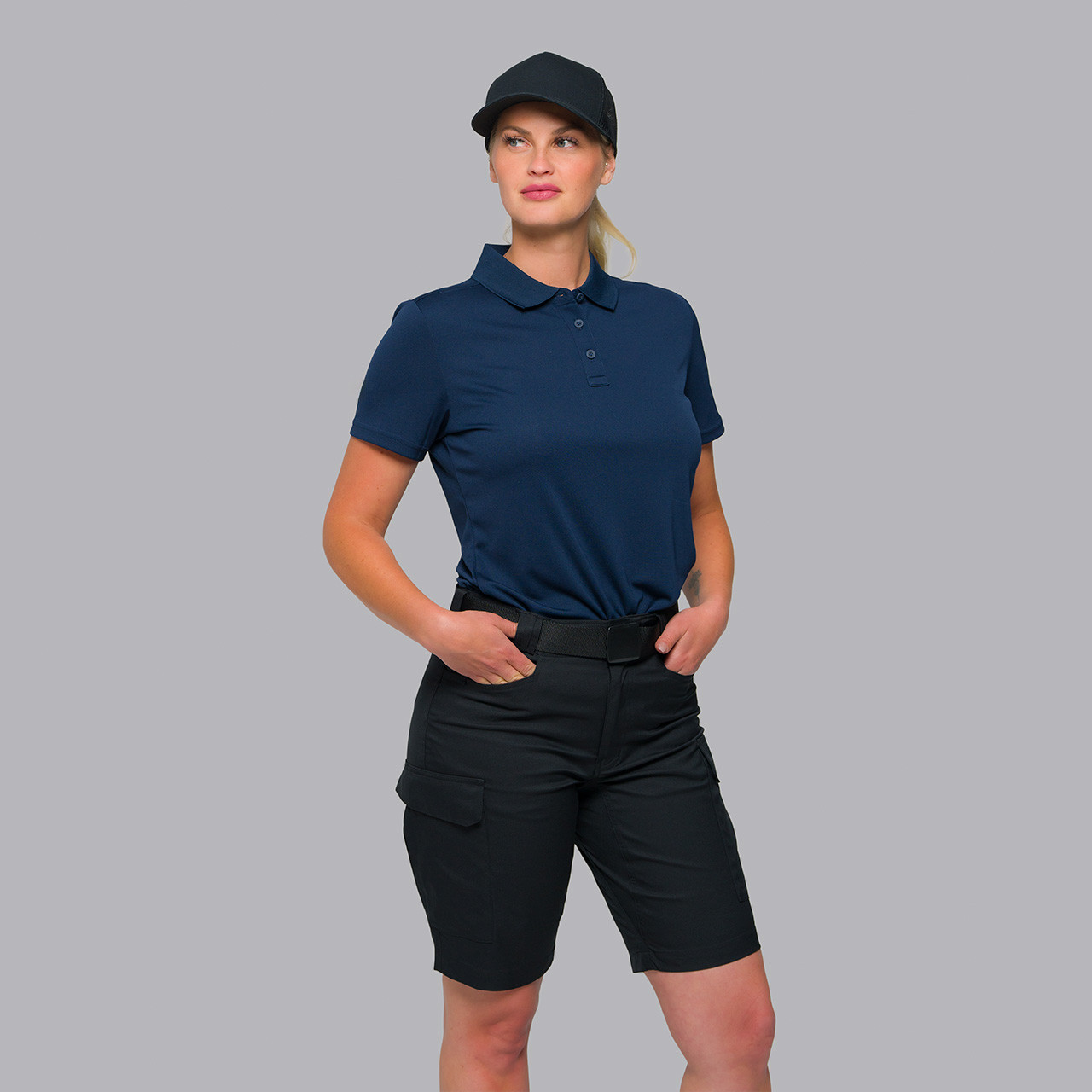 Women's Uniform Tactical Shorts - Osprey - Black - A Cut Above Uniforms
