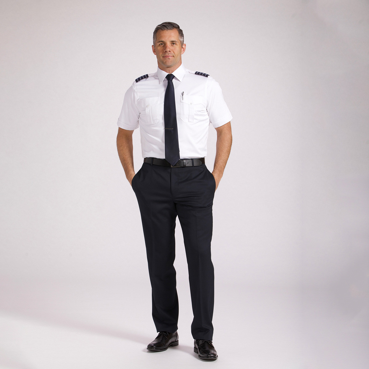 Men's Uniform Pants - Goshawk Poly Viscose - Navy - A Cut Above Uniforms