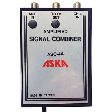 Channel 4 Signal Combiner Amplified 15 dB Video Modulator ASC-4A, CH-4 ...