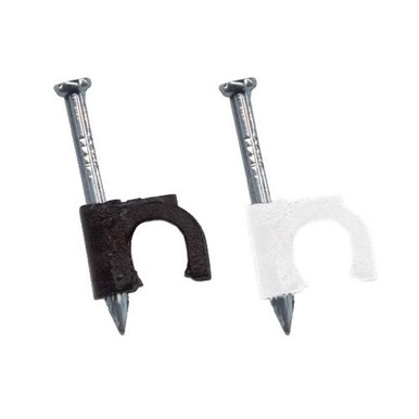 Channel Master 3089 RG6 Coaxial Cable Clips 10 Pack Nail-In Fastener ...