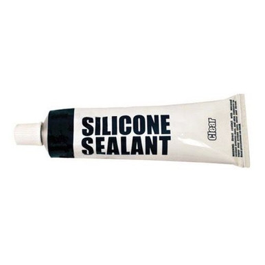 Steren 200-996 Silicone Sealant 3oz Tube Clear Adhesive Rubbery Solid ...