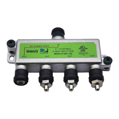 DIRECTV MSPLIT4 4 Way Signal Splitter Satellite Wide Band MRV ...