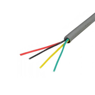 Eagle 1000 FT 22 AWG Gauge 4 Conductor Wire Cable Gray Round Stranded ...