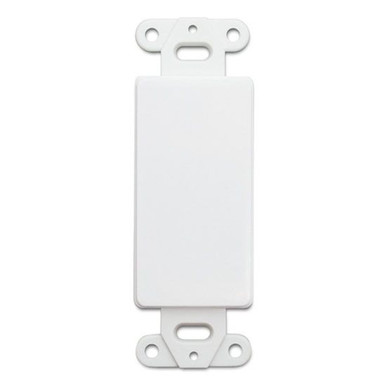 Eagle Blank Decora Wall Plate Style White Face Insert Flush Mount Nylon ...