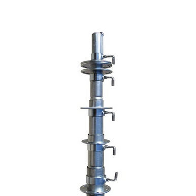 Easy Up EZ TM-50-5U Telescopic Antenna Mast 20' FT 10 Inch 5 Section ...