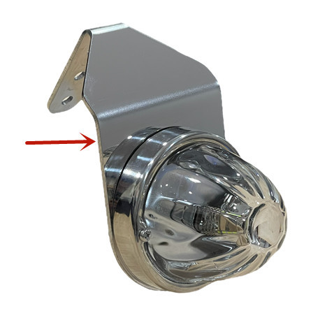 Angled Mirror Watermelon Light Bracket