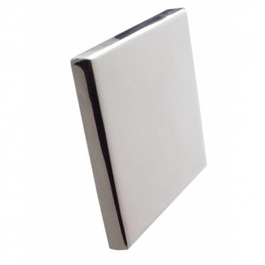 Stainless Spring mount tow hole cover w/tape mount - Mike's Chrome Shop