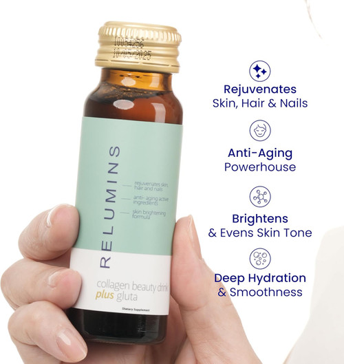 Relumins World's Most Advanced Collagen Drink - 10,000mg w/Glutathione ...