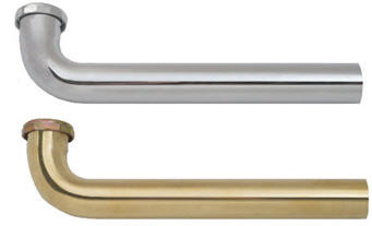 Matco-Norca WB0715RB17 Waste Bend 1-1/2” x 15” Rough Brass 17 Gauge