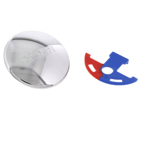 Moen 100021 Handle Cap and Temperature Indicator Kit 7400 Series, Chrome