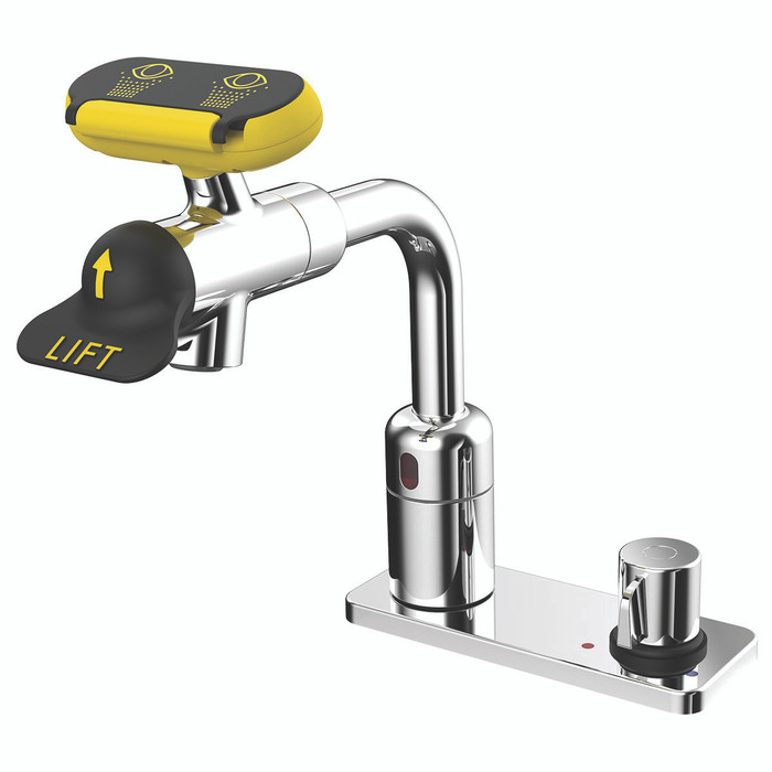 Speakman Eyesaver SEF-18102 Battery Powered Sensor Eyewash Faucet with ...