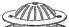 White Racker WR904SS-6541 Universal Beehive Urinal Strainer