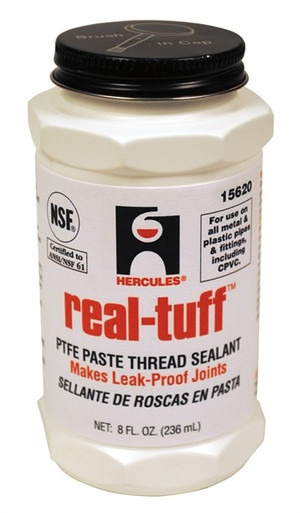 Hercules 15620 Real Tuff Teflon Paste Thread Sealant - 8oz.