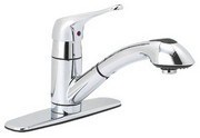 Matco-Norca BL-153C Single Handle Kitchen Pull-Out Faucet Chrome