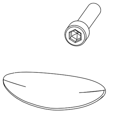 Moen 100109 Plug Button Kit for 7600 Series
