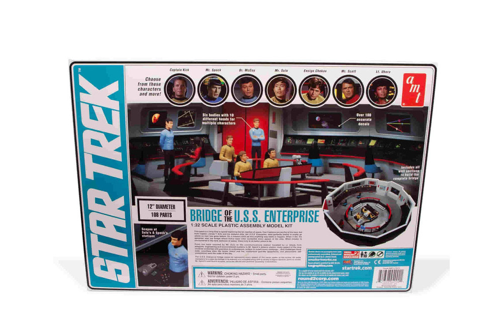 Star Trek U.S.S. Enterprise Bridge, Gray - AMT AMT1270/12 - 1/32 scale ...