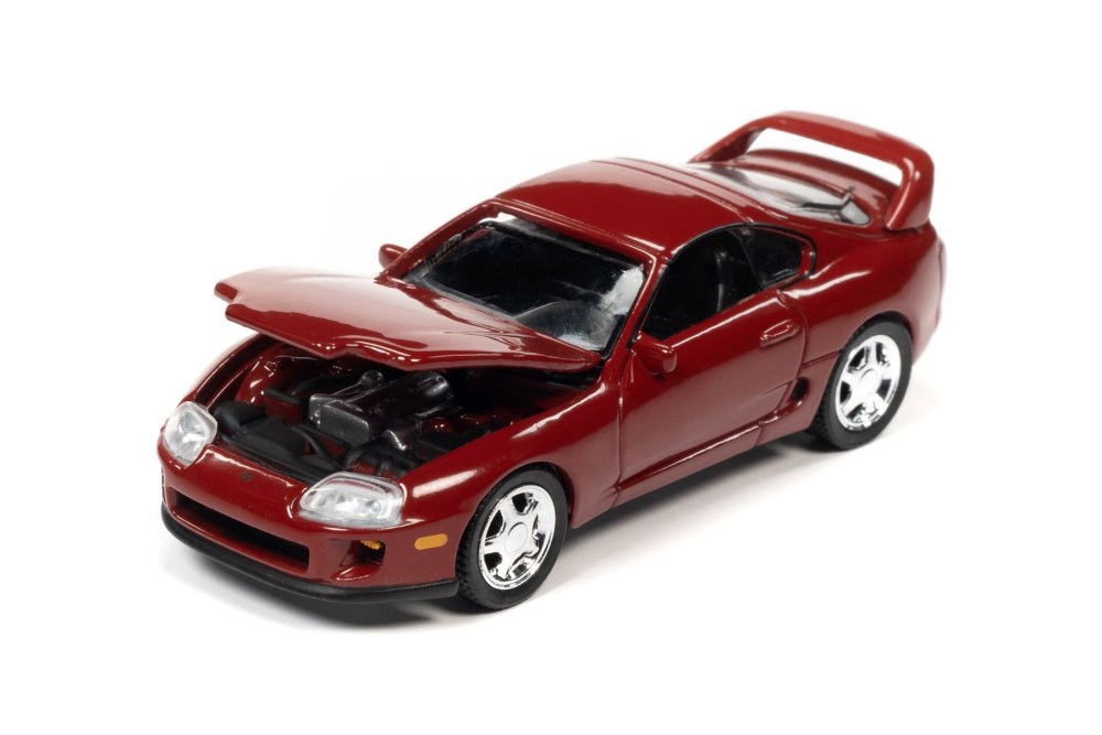 1995 Toyota Supra, Renaissance Red Poly - Auto World AWSP090/24B - 1/64 ...