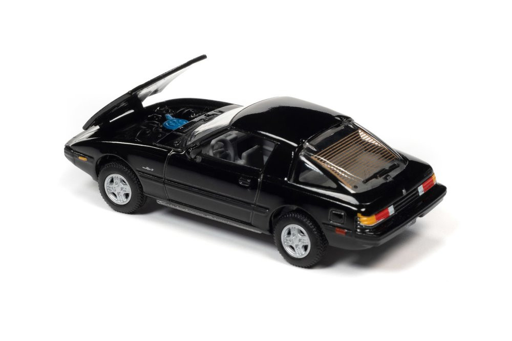 1981 Mazda RX-7, Brilliant Black - Johnny Lightning JLSP191/24A - 1/64 ...
