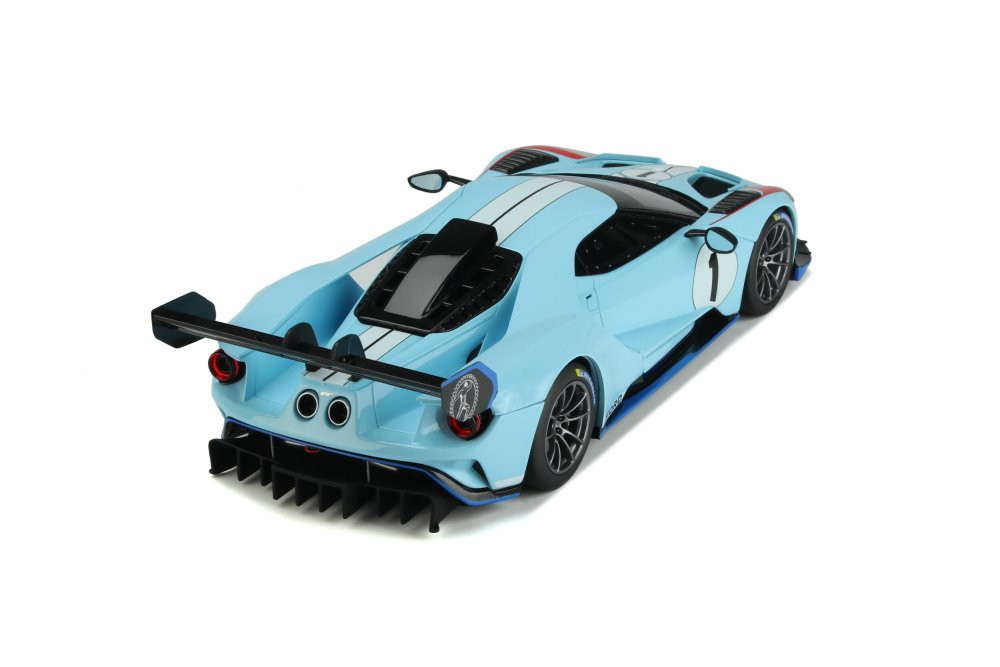 2021 Ford GT MK II #1 Heritage Edition, Blue and Orange - GT Spirit GT867 - 1/18 scale Resin Car ...