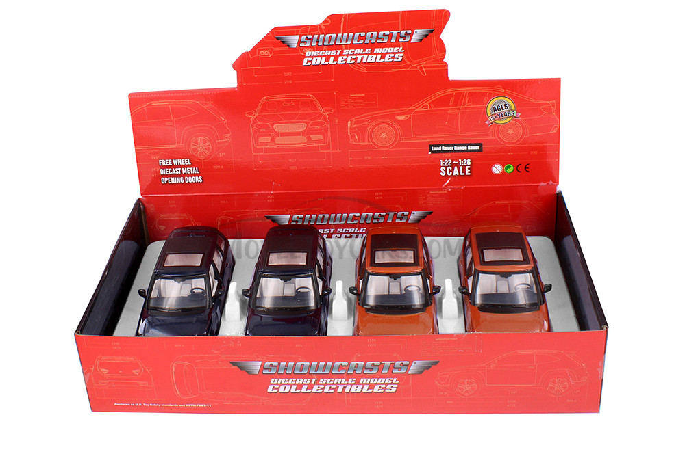 Land Rover Range Rover Diecast Car Set - Box of 4 1/24 scale Diecast ...