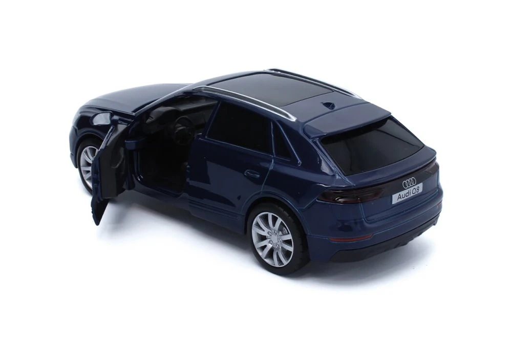 2019 Audi Q8, Blue - Showcasts TM012001 - 1/36 scale Diecast Model Toy ...