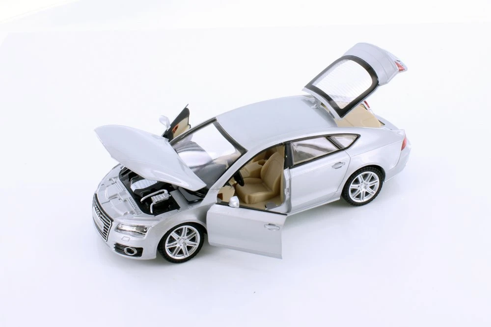 Audi A7, Silver - Showcasts 68248D - 1/24 scale Diecast Model Toy Car ...