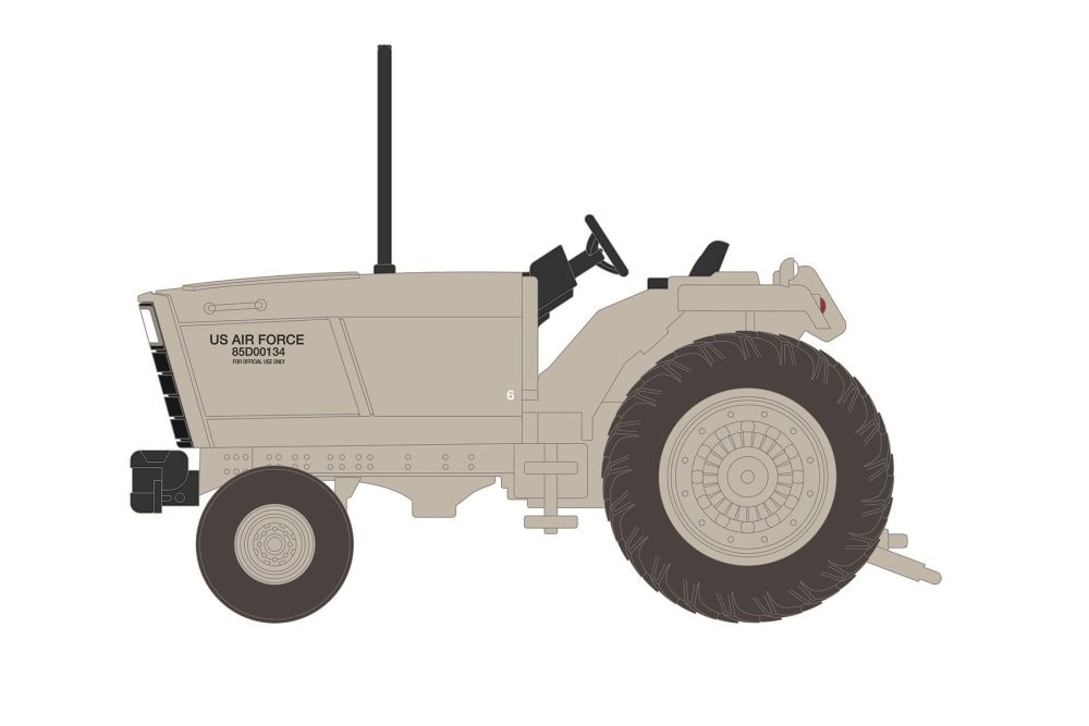 1983 Tractor, Matte Gray - Greenlight 48060D/48 - 1/64 scale Diecast ...
