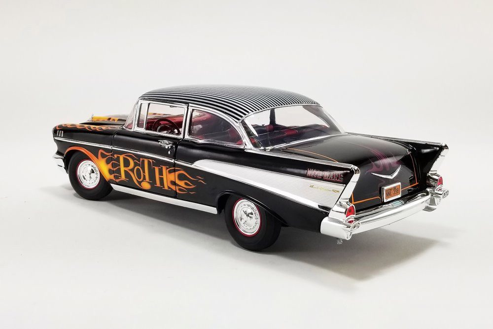 1957 Chevy Bel Air Hot Rod "Big Daddy Ed Roth", Black - Acme A1807014 ...