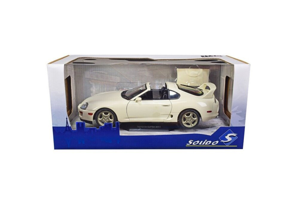 1993 Toyota Supra MK.4 Convertible, White - Solido S1807602 - 1/18 ...