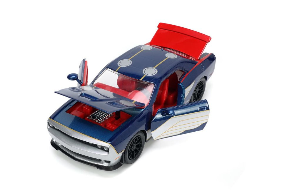2015 Dodge Challenger SRT Hellcat w/ Thor Diecast Figure - Jada Toys 32186 - 1/24 Scale Diecast ...