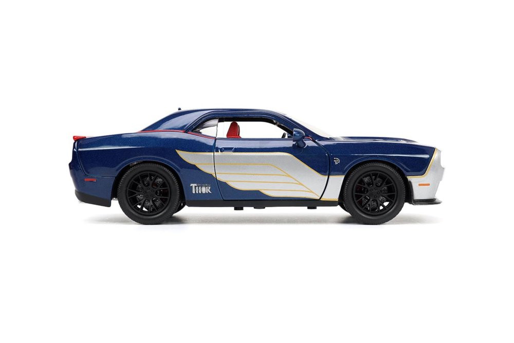 2015 Dodge Challenger SRT Hellcat w/ Thor Diecast Figure - Jada Toys 32186 - 1/24 Scale Diecast ...