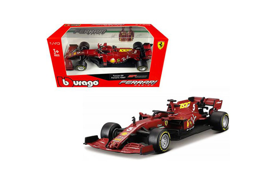 2020 Ferrari SF1000, #5 Sebastian Vettel - Bburago 18-36823VETT - 1/43 ...