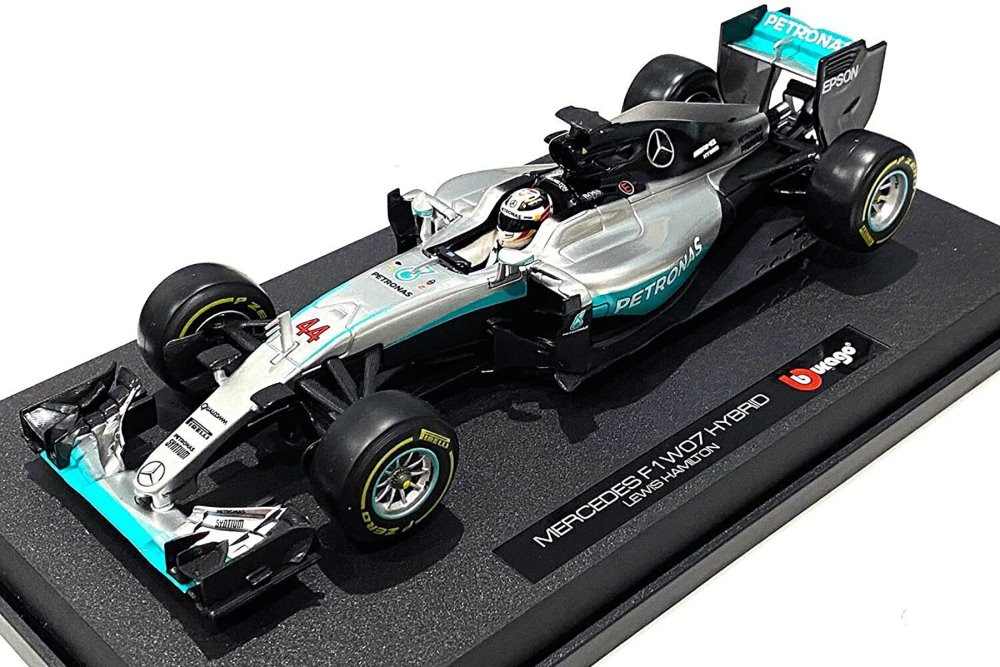 2016 Mercedes-Benz AMG F1 W07, #44 Lewis Hamilton - Bburago 18 ...