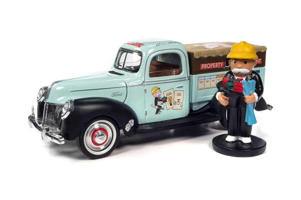1940 Ford Property Management Truck w/Mr. Monopoly, Light Green - Auto ...