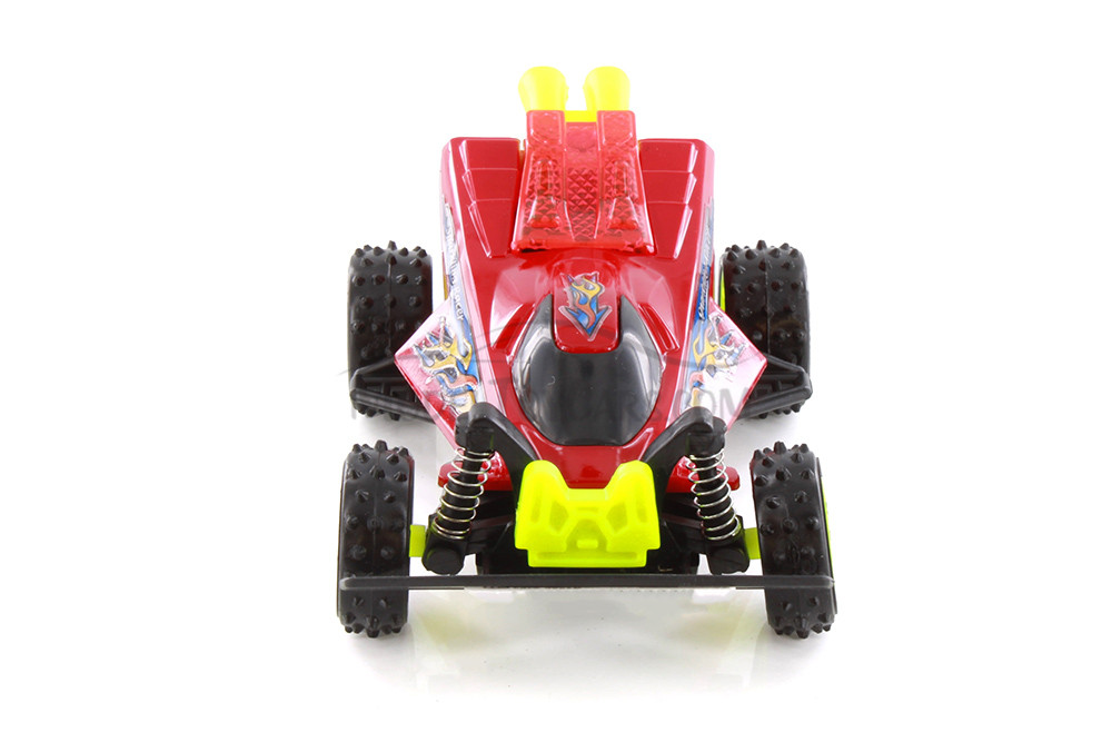 Friction Powered Spark Fighter w/ Light, Red - 8902D - Model Toy Car (1 ...