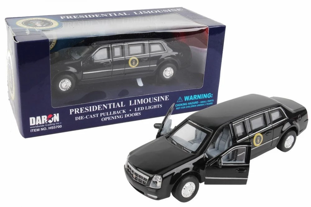 Presidential Limo & Secret Service SUV Diecast Car Package Two 6inch ...