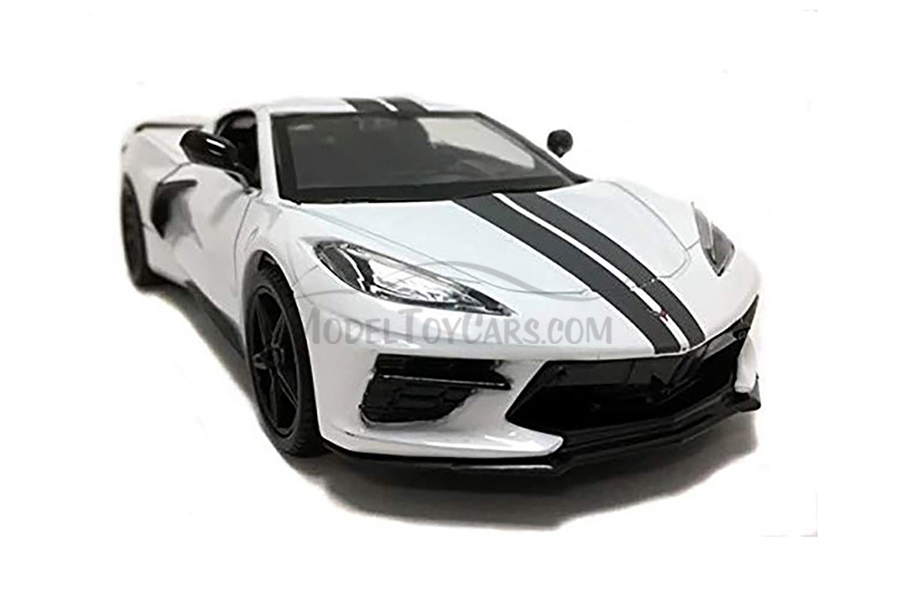 2020 Chevy Corvette C8 Stingray Hardtop, White - Showcasts 79360WHK - 1 ...