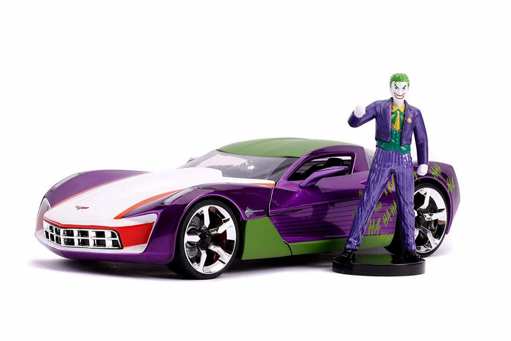 Joker / Pennywise Scary Clown Diecast Toy Car Package - Two 1/24 Scale ...