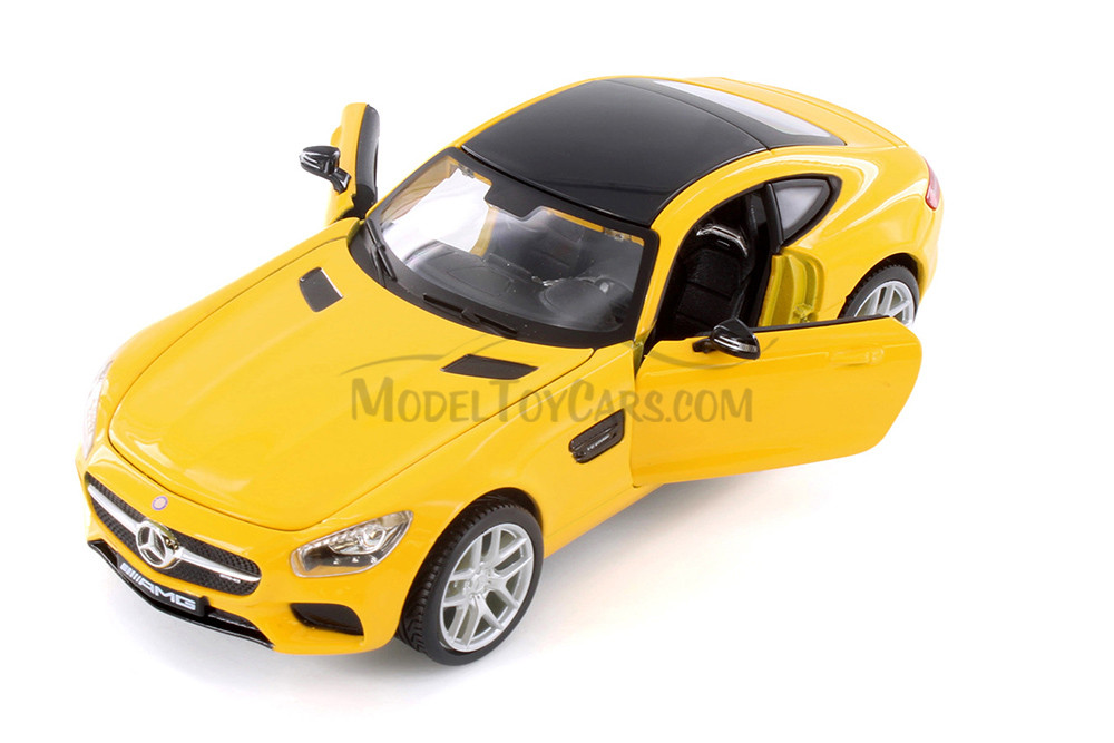 Mercedes-Benz AMG GT, Yellow - Showcasts 34134 - 1/24 Scale Diecast ...