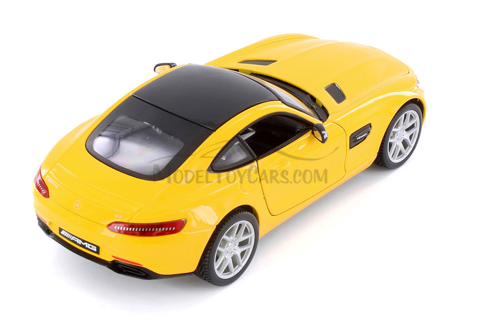 Mercedes-Benz AMG GT, Yellow - Showcasts 34134 - 1/24 Scale Diecast ...
