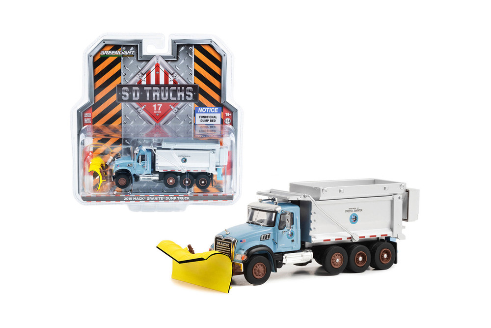 2019 Mack Granite Dump Truck w/ Snow Plow and Salt Spreader ...