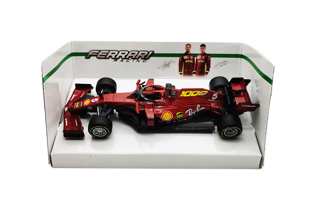 2020 Ferrari SF1000, #5 Sebastian Vettel - Bburago 36820/5 - 1/43 Scale ...