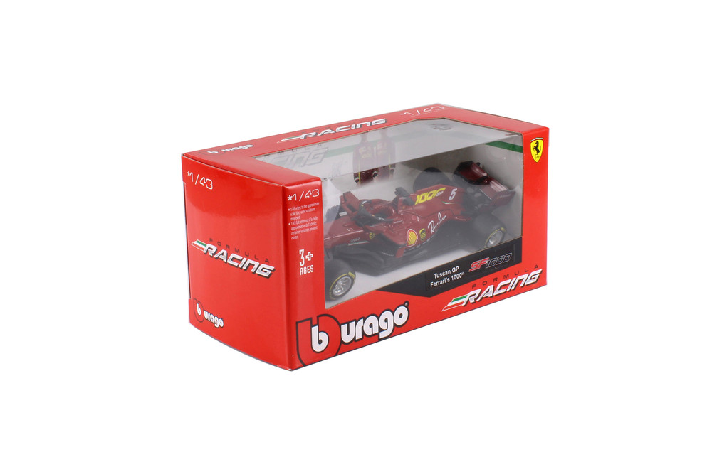 2020 Ferrari SF1000, #5 Sebastian Vettel - Bburago 36820/5 - 1/43 Scale ...