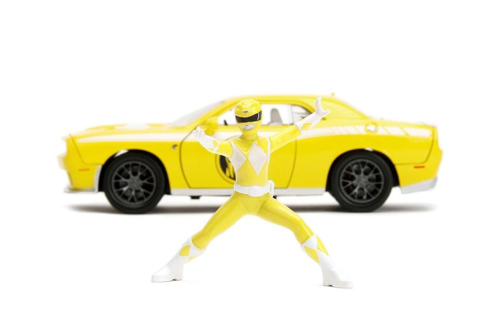 2015 Dodge Challenger SRT w/ Yellow Ranger, Power Rangers - Jada Toys ...