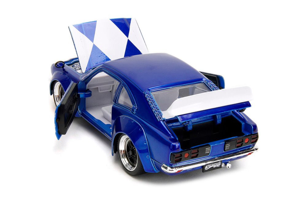 1974 Mazda RX-3 w/ Blue Ranger Figurine, Power Rangers - Jada Toys ...