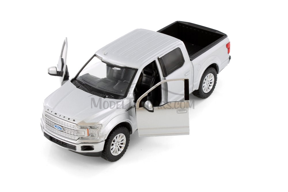 2019 Ford F-150 Limited Crew Cab, Silver - Showcasts 71363/4D - 1/27 ...