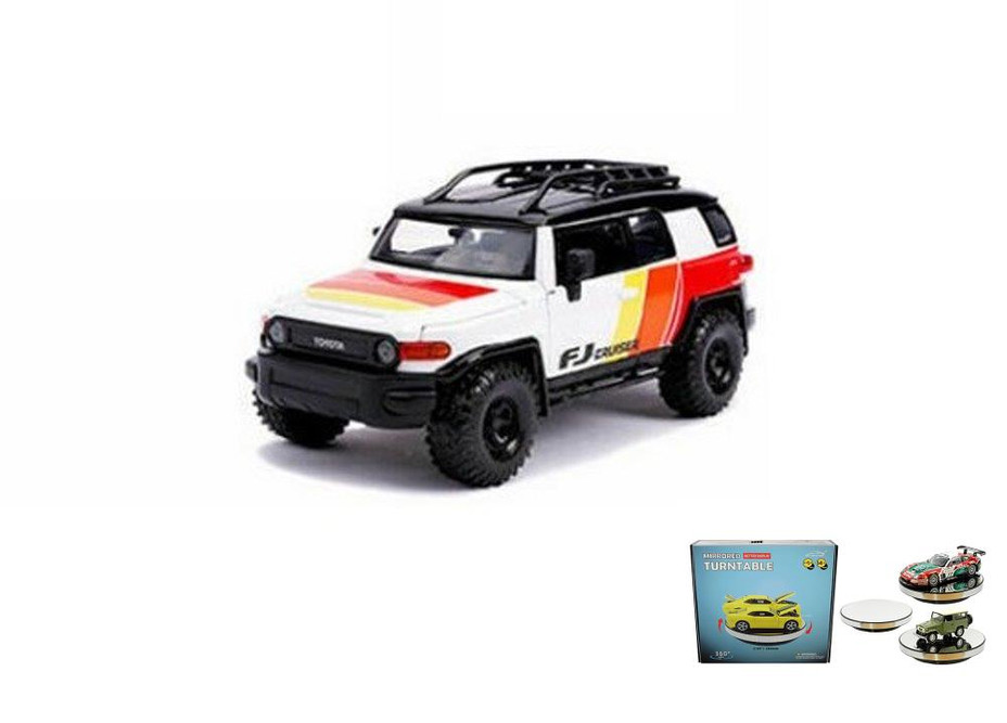 Diecast Car w/Display Turntable - Toyota FJ Cruiser Custom - Jada Toys ...
