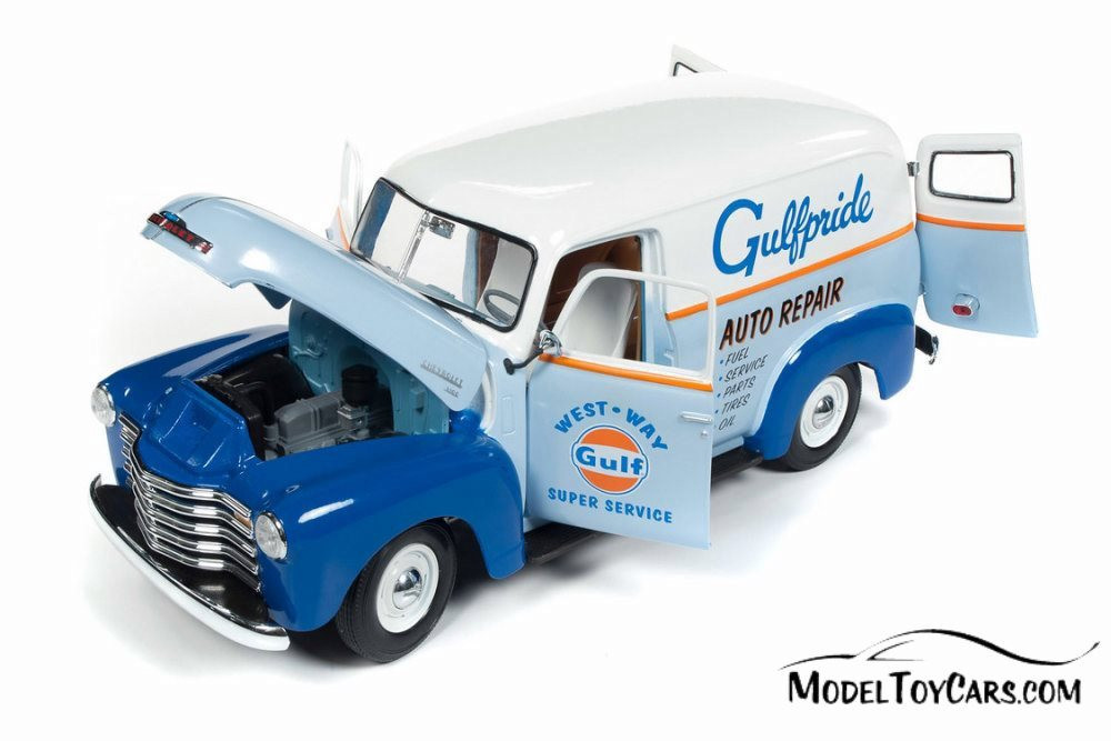 1948 Chevy Panel Delivery Truck, Gulf Oil - Auto World AW250 - 1/18 ...
